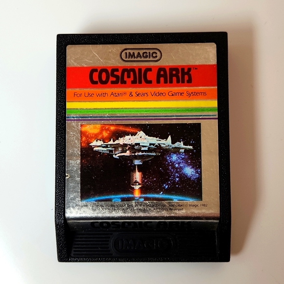 atari | Video Games & Consoles | Atari Imagic Game Cosmic Ark Cleaned ...